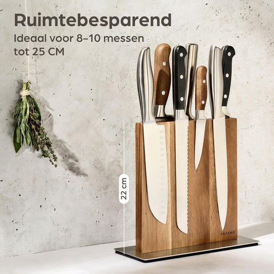 Dubbelzijdig Magnetisch Messenblok - Organiser voor Messen - Sterke ...