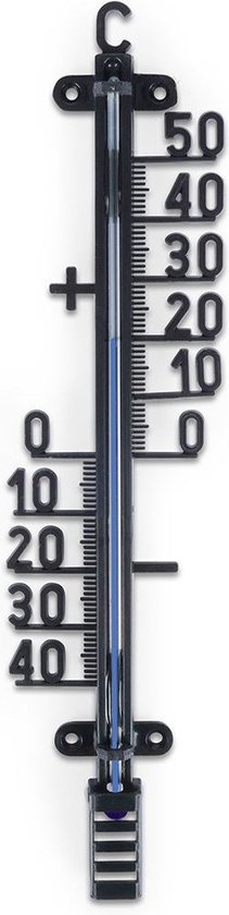 Buitenthermometer Zwart 25 cm - Thermometer voor Buiten ...