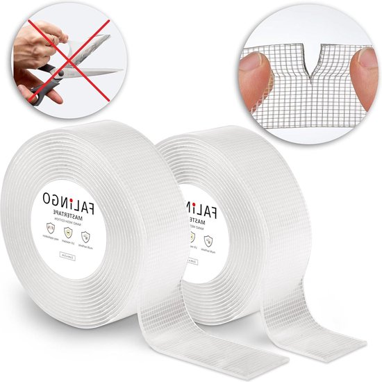 Hand tearable extra strong Nano Tape - gluing instead of drilling ...