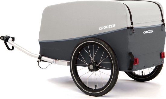 Croozer Cargo Pakko Fietskar / Transportkar Steen Grijs | bol