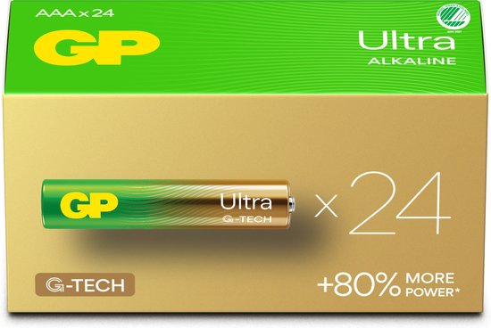 GP Batteries Ultra Alkaline GP24AU Wegwerpbatterij AAA | bol
