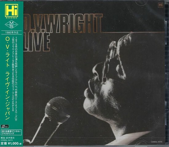 O.V. Wright – Live | 4526180452027 | Boeken | bol