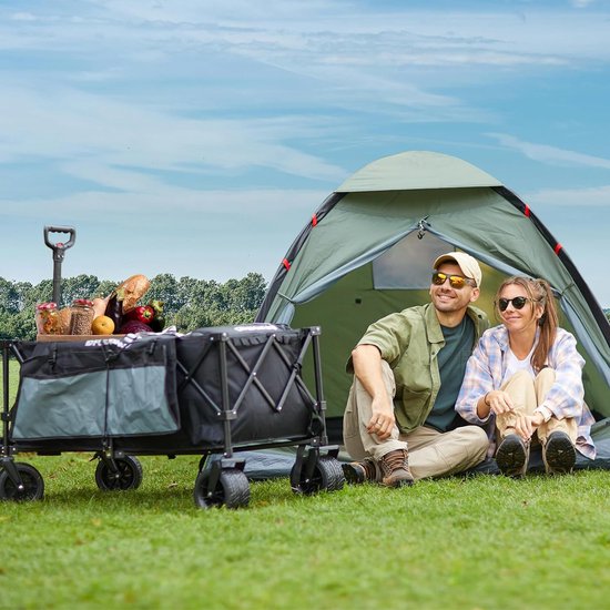 LifeStages® opvouwbare handkar - handkar luchtbanden 4-wielige outdoor ...