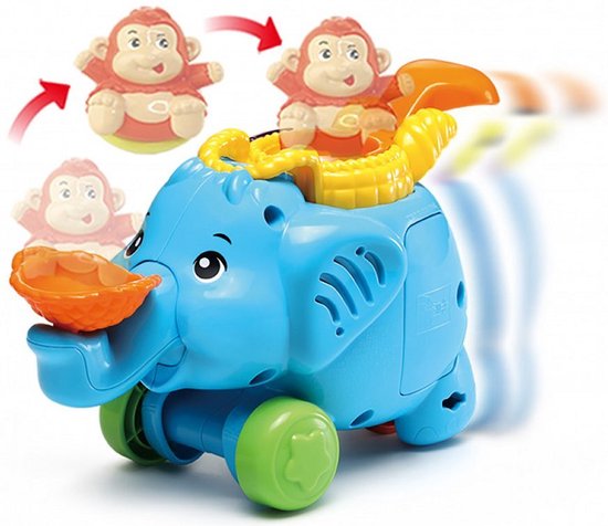 VTech ZoomiZooz Spring & Speel Olifant - Educatief Babyspeelgoed ...