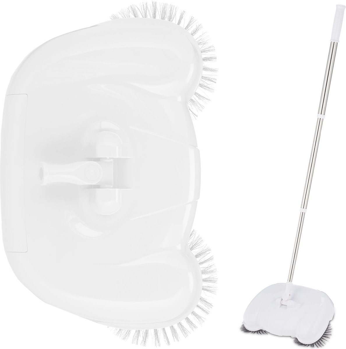 relaxdays mechanische rolveger - sweeper - kruimelveger - vloerreiniger ...
