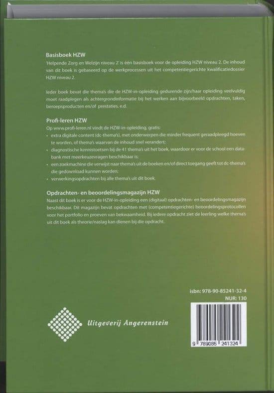 Profi-leren HZW - Helpende Zorg & Welzijn Niveau 2 | 9789085241324 | Onbekend | Boeken | bol.com