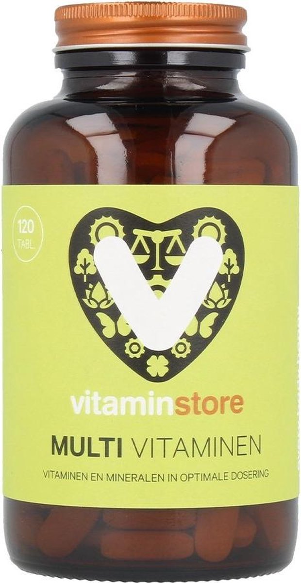 Vitaminstore - Multi Vitaminen (multivitamine) - 120 tabletten | bol.com