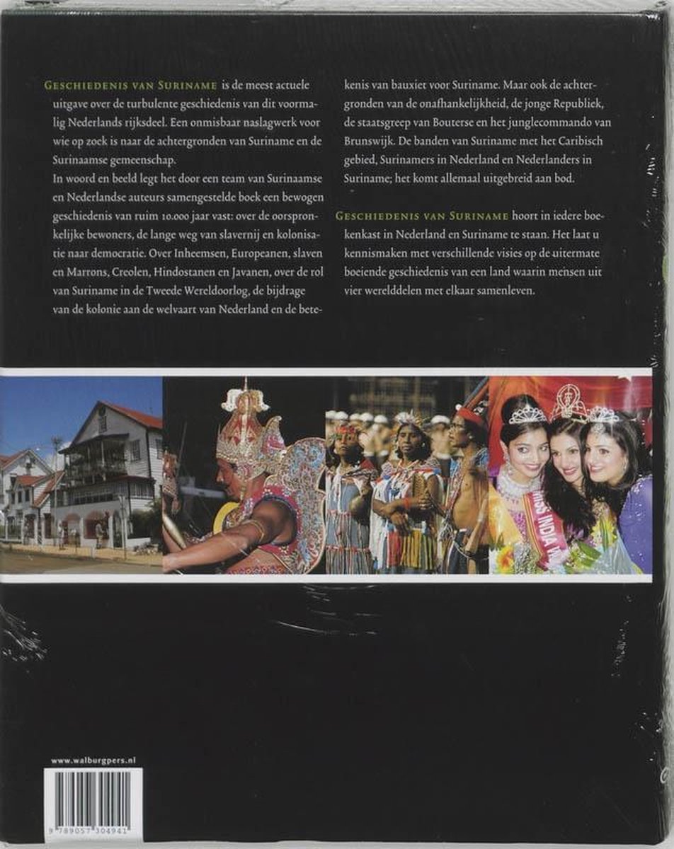 Geschiedenis van Suriname | 9789057304941 | Leo Dalhuisen E.A. | Boeken ...