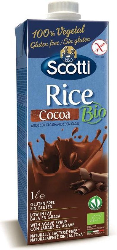 Riso Scotti Rice drink cocoa 1 liter | bol.com