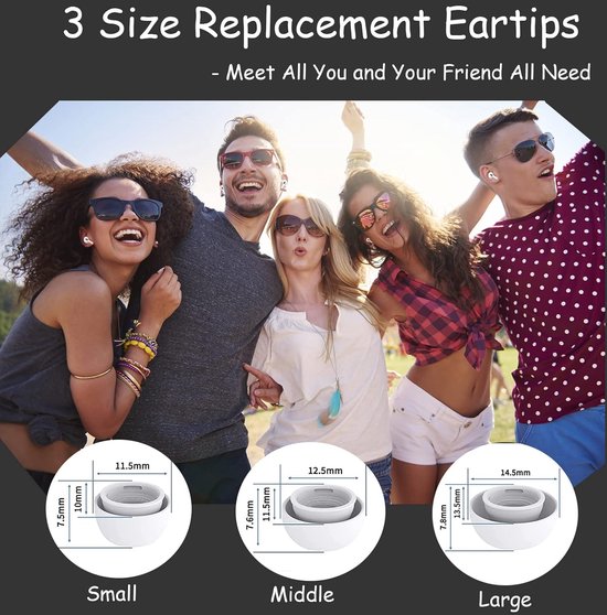 Robuuste Beschermhoes met Sleutelhanger en Dopjes voor AirPods Pro 2e ...