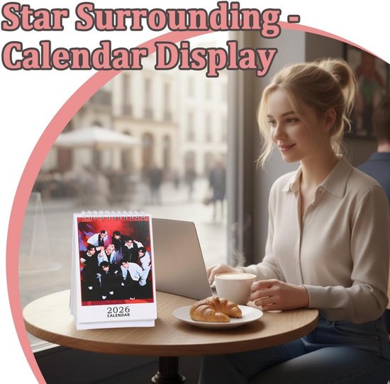 Bureaukalender 2026 - Desktopkalender met Foto's - Blokkalender 13x23cm ...