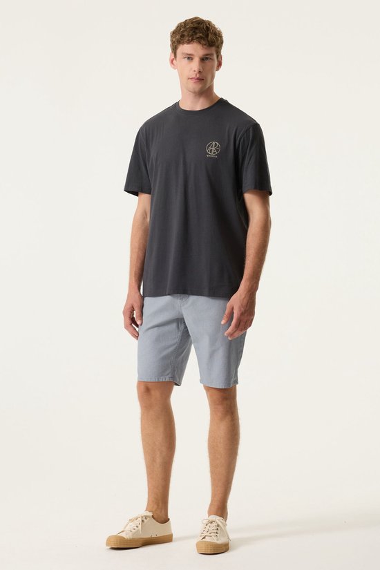 GARCIA Heren Print T-shirt Blauw Korte mouw | bol