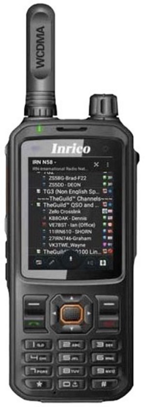 Set van 8 Inrico T320 V2 4G LTE Zello Portofoon, GPS, Wifi met D-shape ...