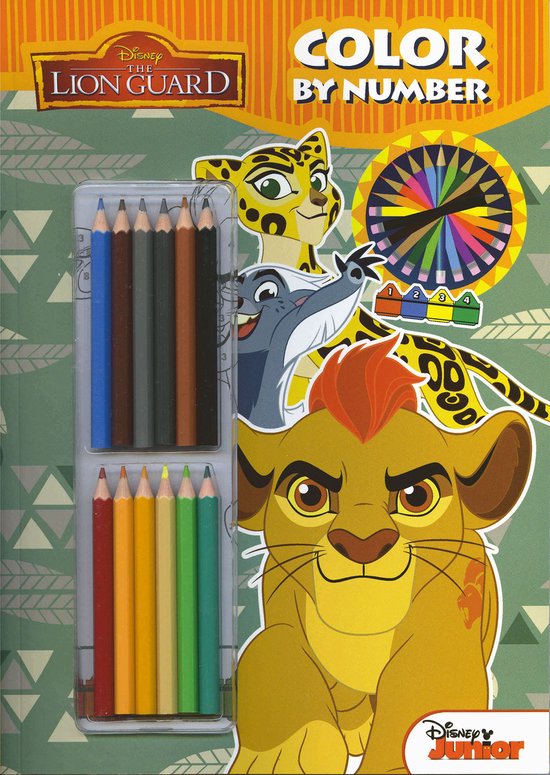 Walt Disney Color by Number Lion King | bol