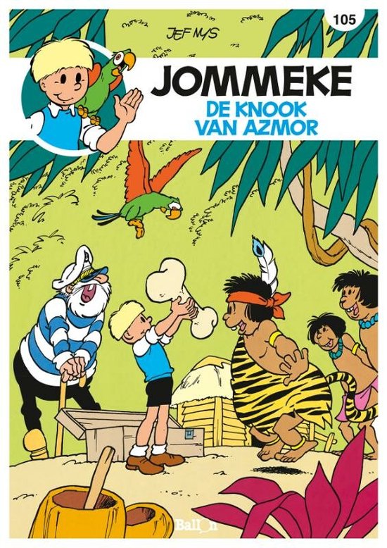 Jommeke strip - nieuwe look 105 - De knook van Azmor, Jef Nys ...