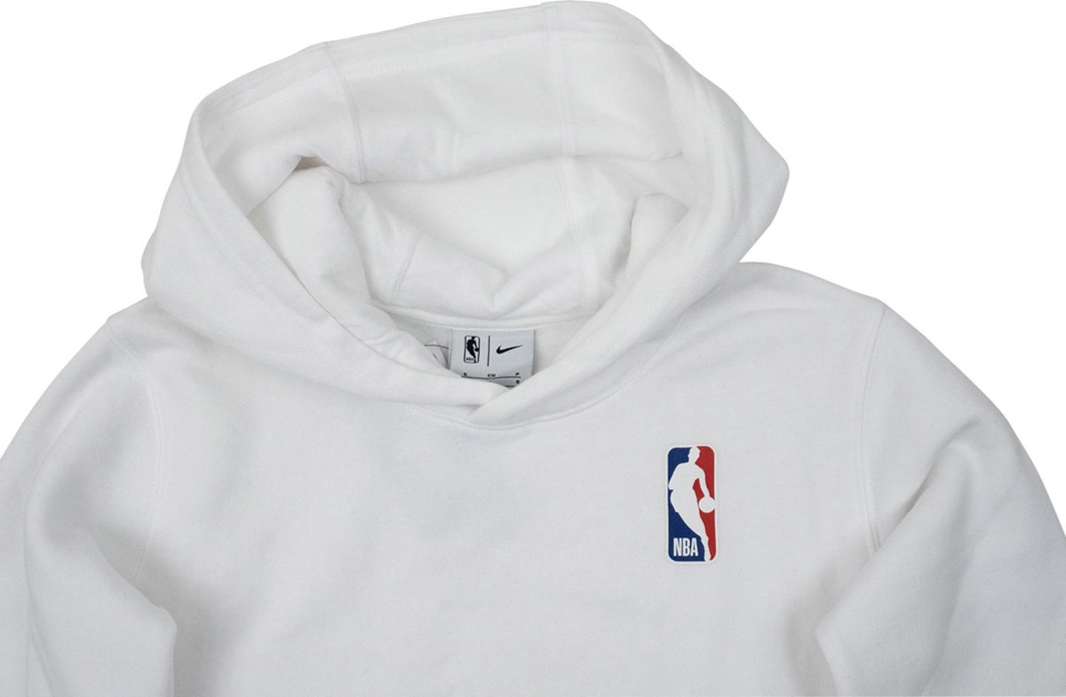 Nike NBA Team Logo Fleece Hoodie DX7627-100, voor een jongen, Wit ...