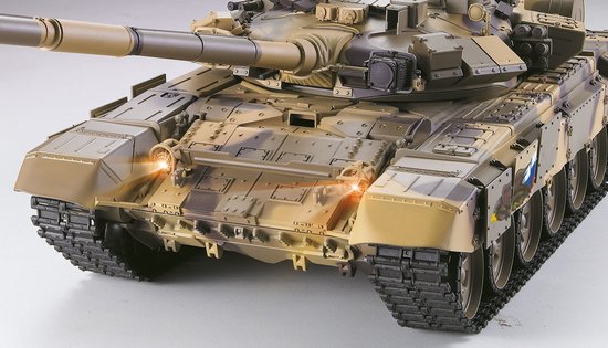 RC tank 23087 Russische T-90 2.4 GHZ 1:16 met rook en geluid IR/BB V6.0 in luxe kist | bol.com