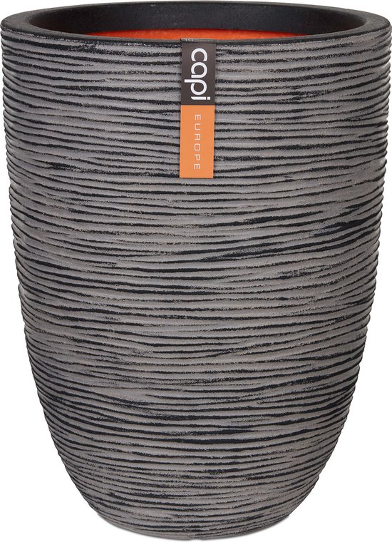 Capi Europe - Vaas elegant laag Rib NL - 46x58 - Antraciet - Opening ...