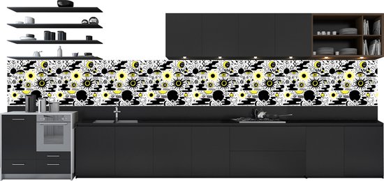 Keuken achterwand behang - Waterafstotend - Puber - Diamant - Zon ...