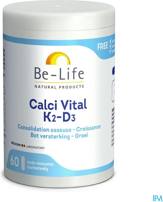 Calci Vital K2 D3 Be Life Caps 60 | bol