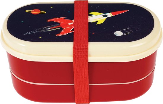 Bentobox / Lunchbox Space Age - Raket - Ruimte | bol