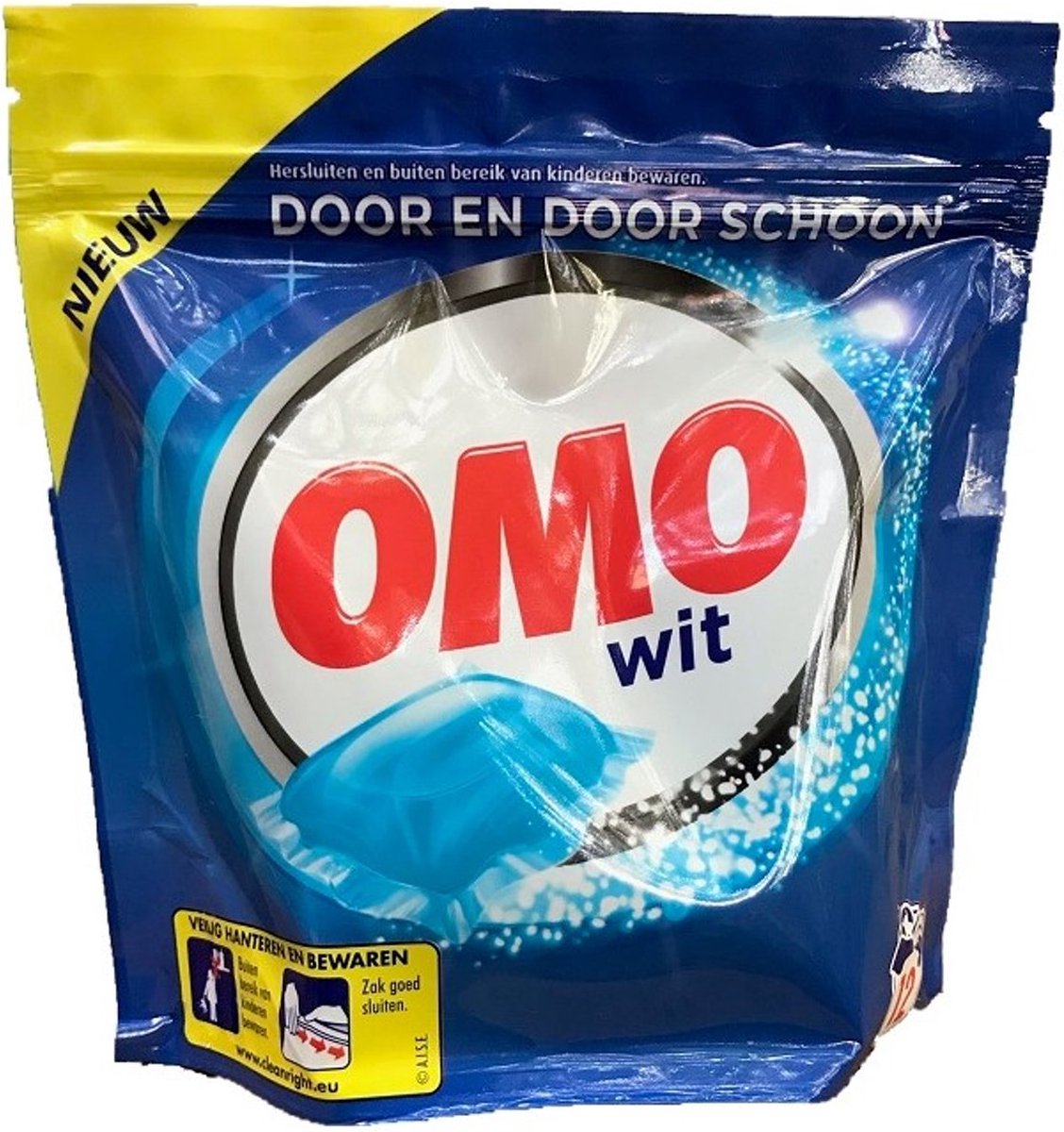 OMO - Wasmiddel Pods - Wit - 6 x 12 pods (72 Wasbeurten ...