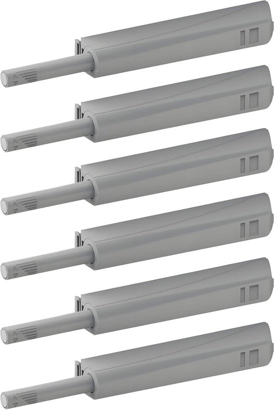 Push to Open Deursloten Deurvangers voor Keukenkasten - Pack van 6 ...