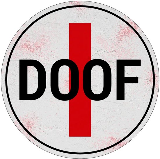 Doof bord - Sign Again - 20 cm | bol