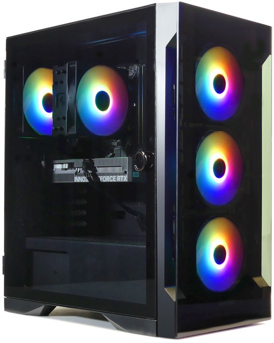 AMD Ryzen 7 5700X 8-Core High-End RGB Game PC - GeForce RTX 5060 8GB ...