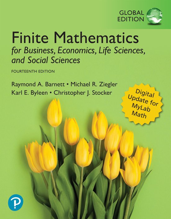 Finite Mathematics for Business, Economics, Life Sciences, and Social ...
