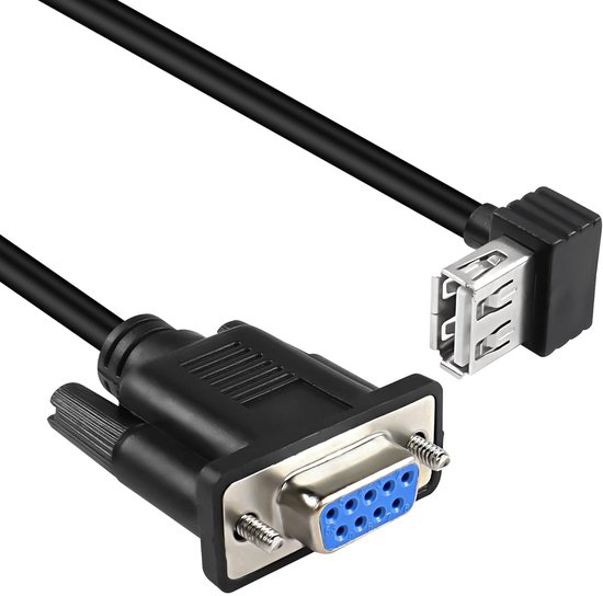 USB Bus to RS-232 DB9 Female Adapter Cable - USB 2.0 to RS232 Serial ...