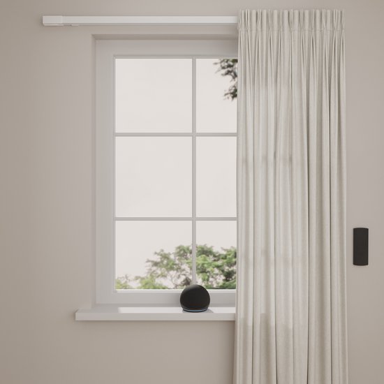 Radeco® Elektrische gordijnrail - Enkelzijdig op te hangen - Smart home ...
