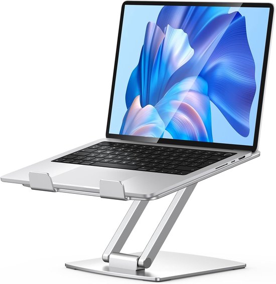 Inklapbare aluminium laptopstandaard - Geventileerd en ergonomisch ...