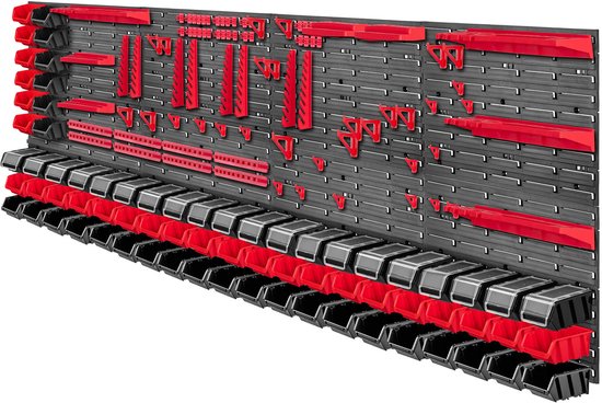 KADAX Gereedschapswandrek, groot, 232 x 78 cm, opslagsysteem van ...