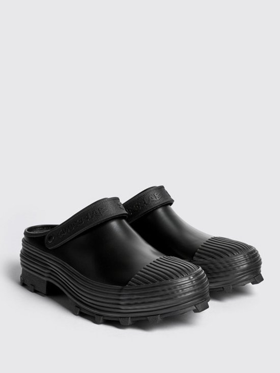Traktor Clog Chunky Rubber Sole - Black Shoes | bol