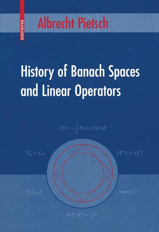 History of Banach Spaces and Linear Operators | 9780817643676 | Albrecht Pietsch | Boeken | bol