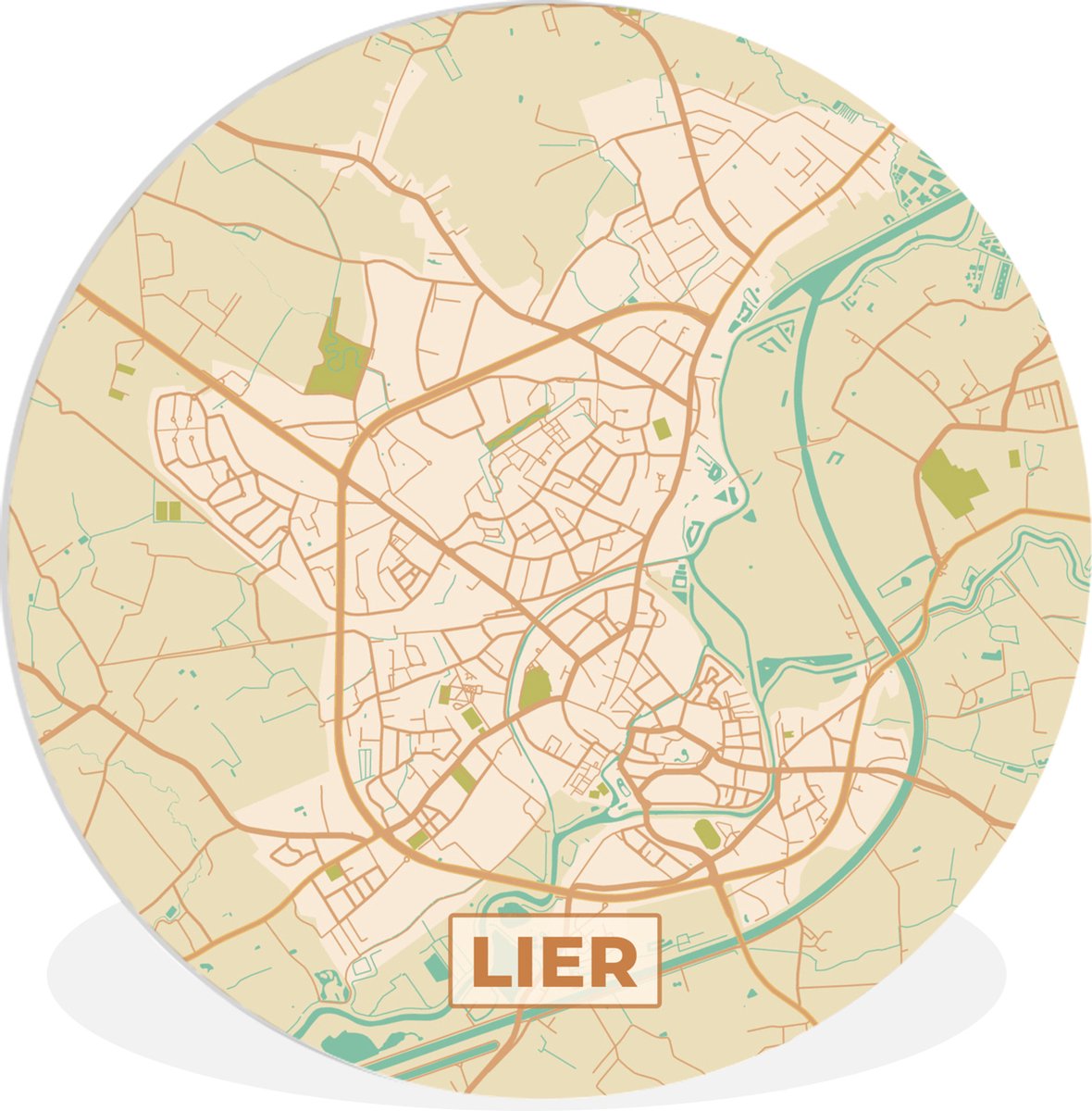 Wall Circle - Wall Circle Indoor - City Map - Map - Lier - Floor Plan ...
