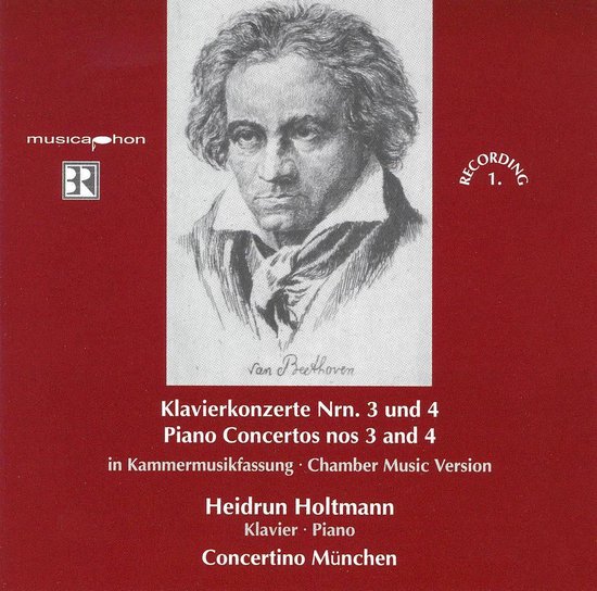 Beethoven: Klavierkonzerte Nrn. 3 und 4, Heidrun Holtmann | CD (album ...