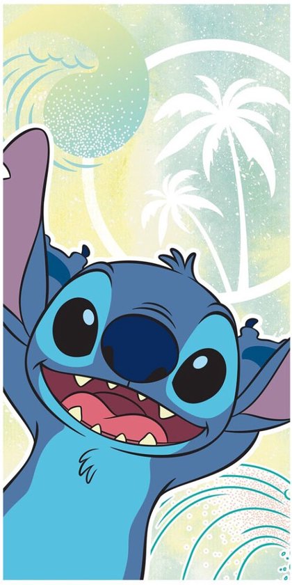 Disney Lilo en Stitch Strandlaken Stitch Smile - 70 x 140 cm - Katoen ...