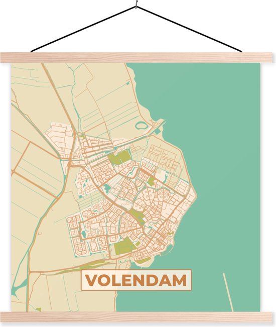 Posterhanger incl. Poster - Schoolplaat - Kaart - Volendam ...