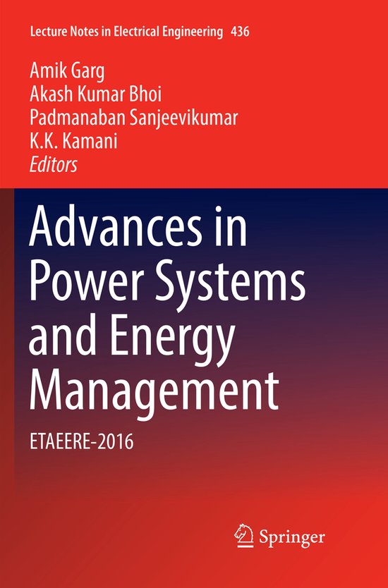 Lecture Notes in Electrical Engineering- Advances in Power Systems and ...