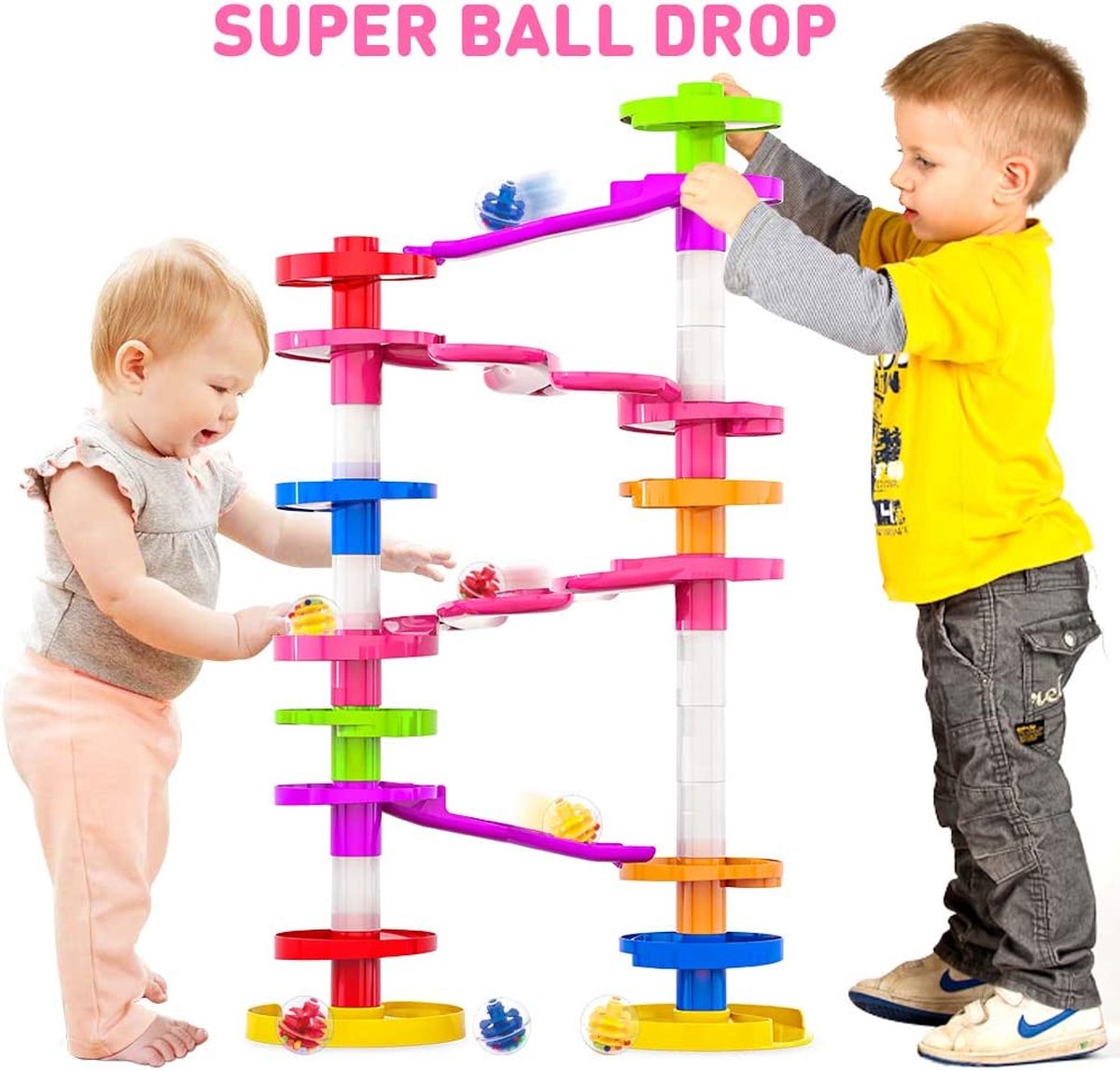 Flightmode-WEofferwhatYOUwant Super Ball Drop met Dubbele Drop Bridge ...