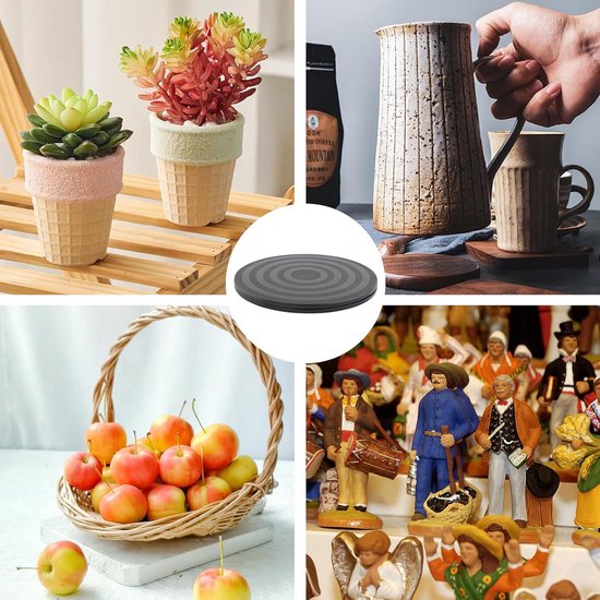 2 stuks universele draaischijf, 20 cm draaibaar, universeel draaiplateau, 360 graden... | bol