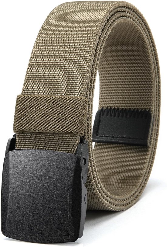 Stapeloze Stretch Riem Heren 38mm - Elastische Stof Riem Zonder Gaten ...