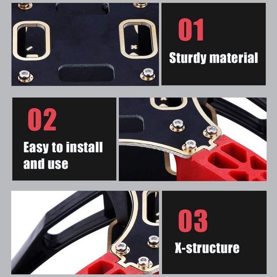 Nordivar - Drone Onderstel - Drones - 4-Assige - Plastic Glasvezel ...