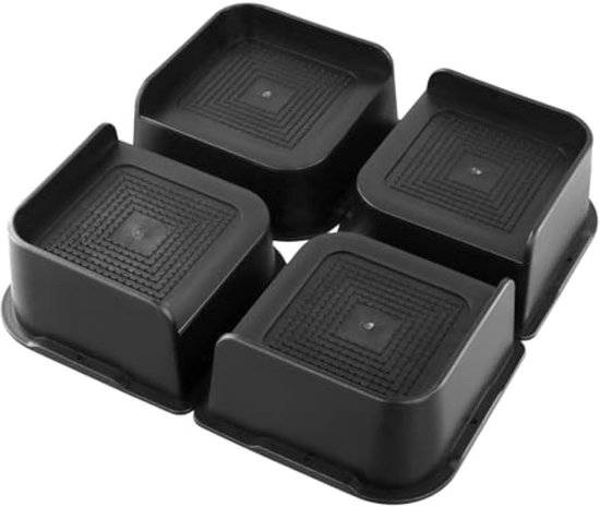 4 Stuks 5cm Bedverhogers – Meubelverhogers voor Bed – Bank – Bureau ...