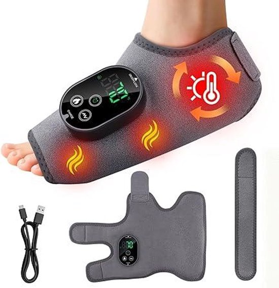 Deze 3-in-1 elektrische voetmassager heeft een 3000mAh-batterij die de ...