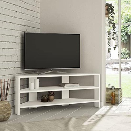 Moderne Hoek TV Kast voor Schermen tot 32 Inch – Compacte Laag Kast met ...