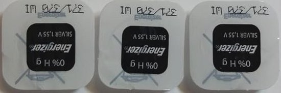 Zilveroxide batterij 371/370 voor horloges | bol