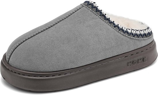 Dames Slaap Slipper met Plateauzool en Pluche Voering voor Binnen en ...